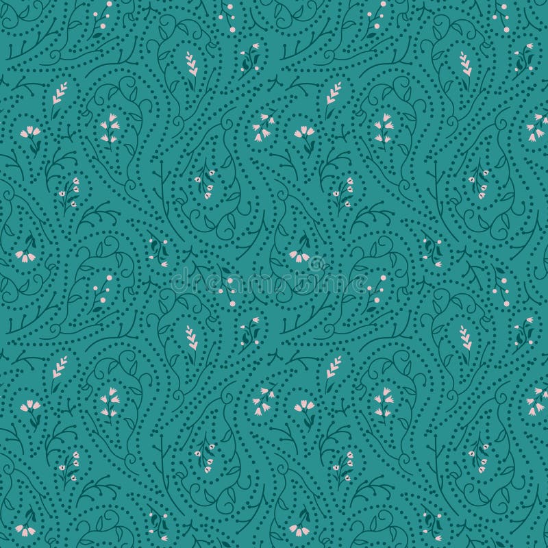 Seamless paisley pattern stock vector. Illustration of fabric - 338500247