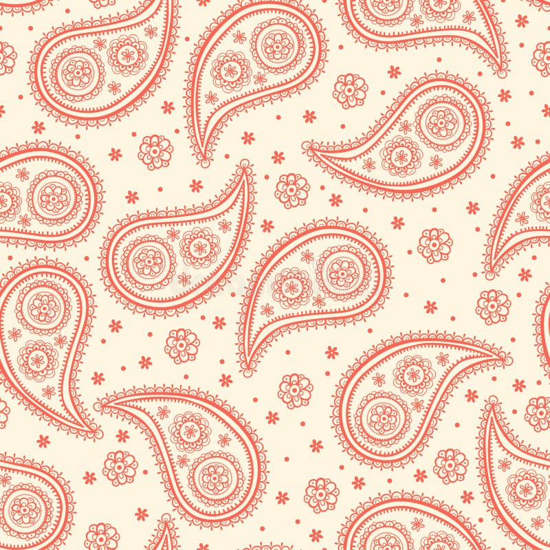 Seamless paisley texture. stock illustration. Illustration of color ...