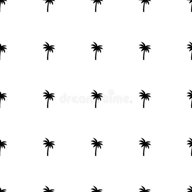 Seamless Palm Tree Pattern Texture. Palm Tree Print Vector Stock Vector ...
