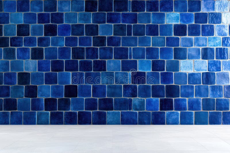 Blue Brick Subway Tiles - Seamless Panoramic Texture for Backgrounds ...