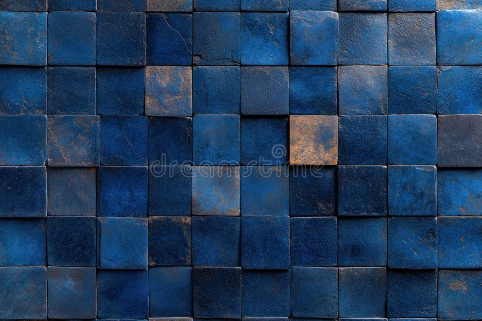 Blue Brick Subway Tiles - Seamless Panoramic Texture for Backgrounds ...