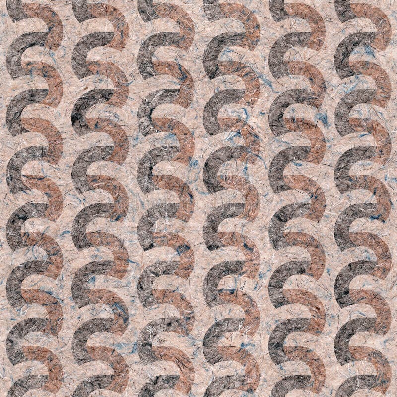 Seamless Paper Elementary Rippling Patterns Stock Illustration ...