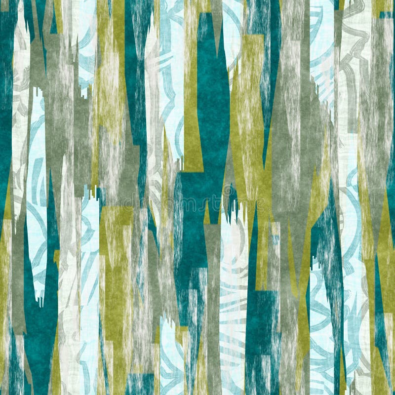 Seamless Paper Strip Collage Surface Pattern Design for Print Stock ...