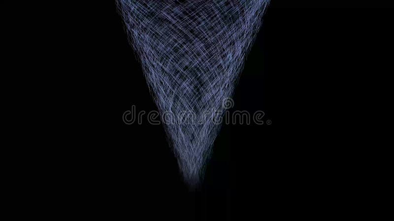 Seamless Particle World Blue Vortex Animation Stock Video - Video of ...