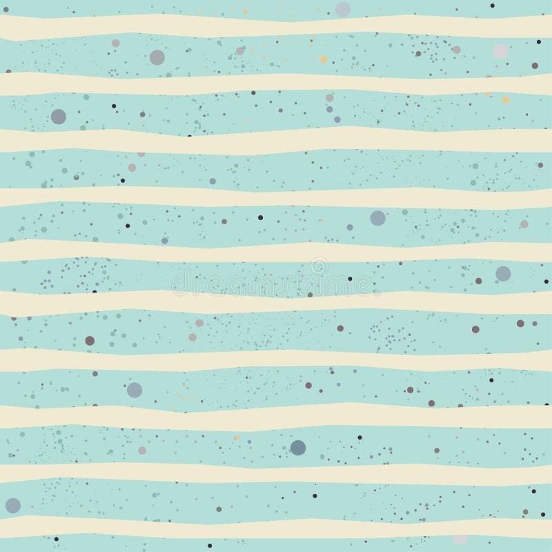 Seamless Pastel Blue Pattern with Stripes. Vector Illustration Stock ...