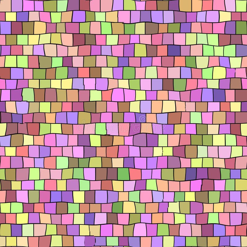 Seamless Pastel Colored Mosaic Texture Pattern Background - Square ...