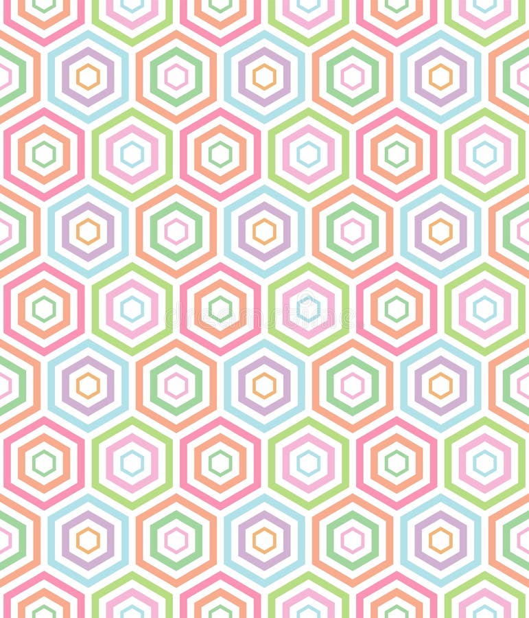 Seamless hexagon vector stock vector. Illustration of background - 35168073