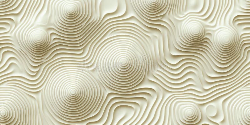 Seamless Pastel Ivory, 3D Low Profile Style, Delicate, Gentle, Light ...