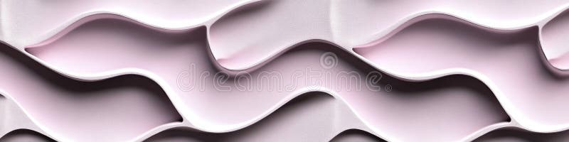 Seamless Pastel Lavender 3D Wave Texture, Elegant and Minimalist ...