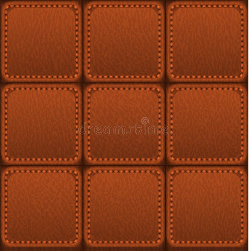 Seamless Patched Leather Texture Stock Vector - Illustration of shammy ...