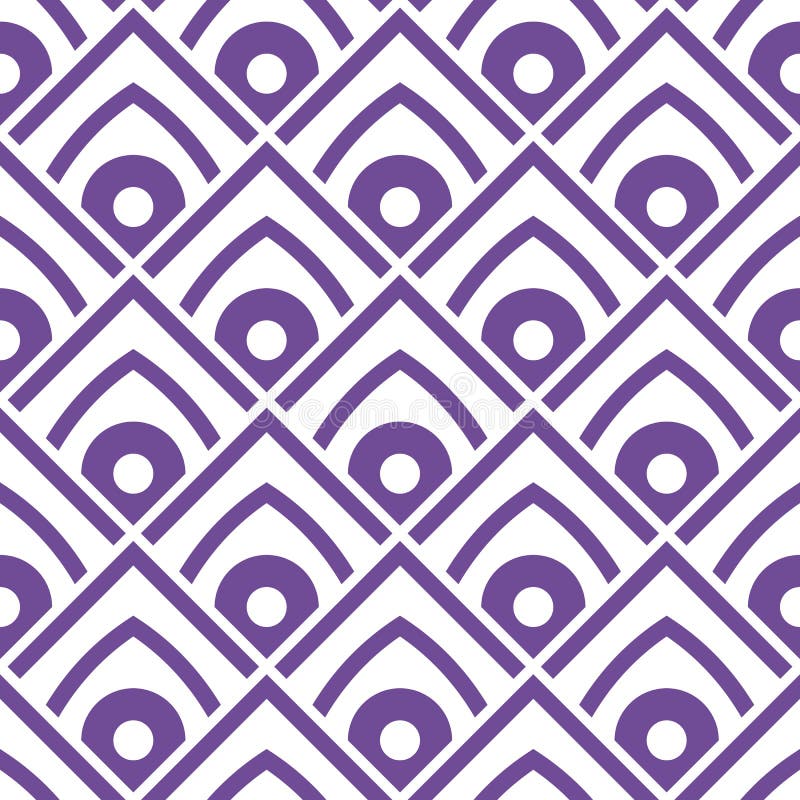 Seamless Patchwork with Abstract Violet Pattern. Vector Design Stock ...