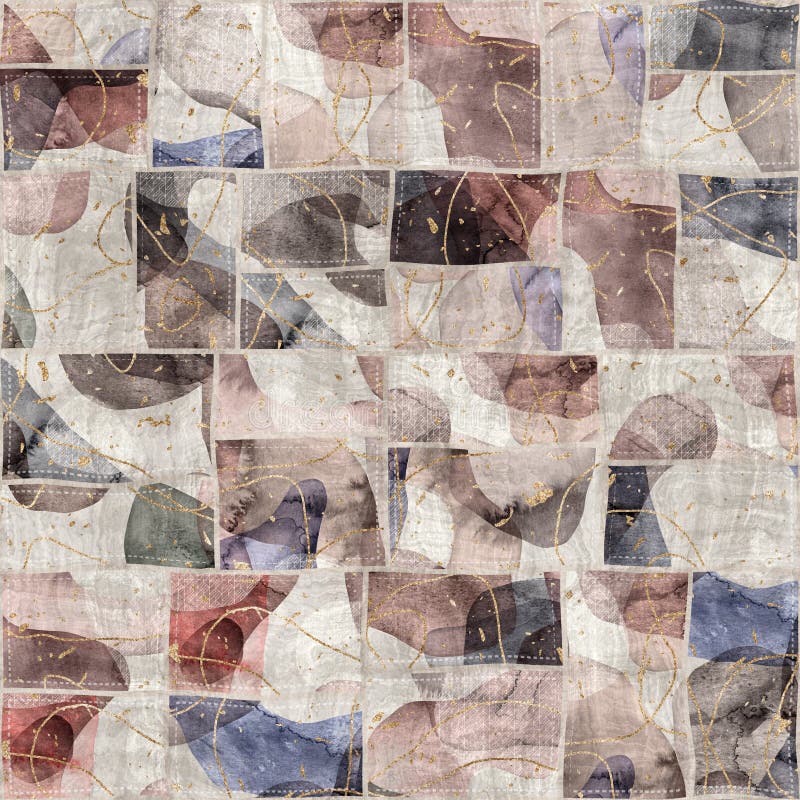 Patchwork Collage of Vintage Papers Stock Photo - Image of wallpaper, montage: 37664998