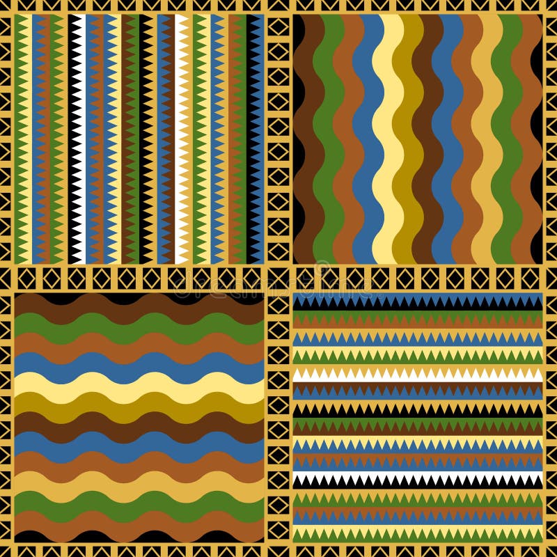 Seamless Patchwork with Motley Multicolored Pattern. Vector Design ...