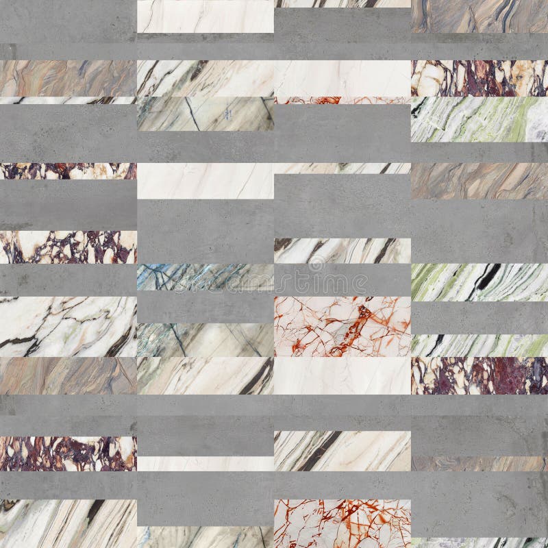 Seamless Patchwork Pattern with Beautiful Pattern Combination in ...