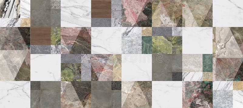 Seamless Patchwork Pattern with Beautiful Pattern Combination in ...