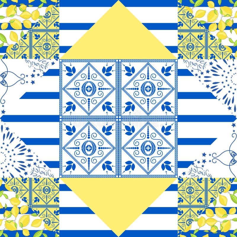 Mediterranean Quilted Stock Illustrations – 13 Mediterranean Quilted ...