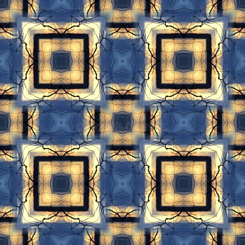 Seamless Patchwork Texture in Patchwork Style Stock Illustration ...