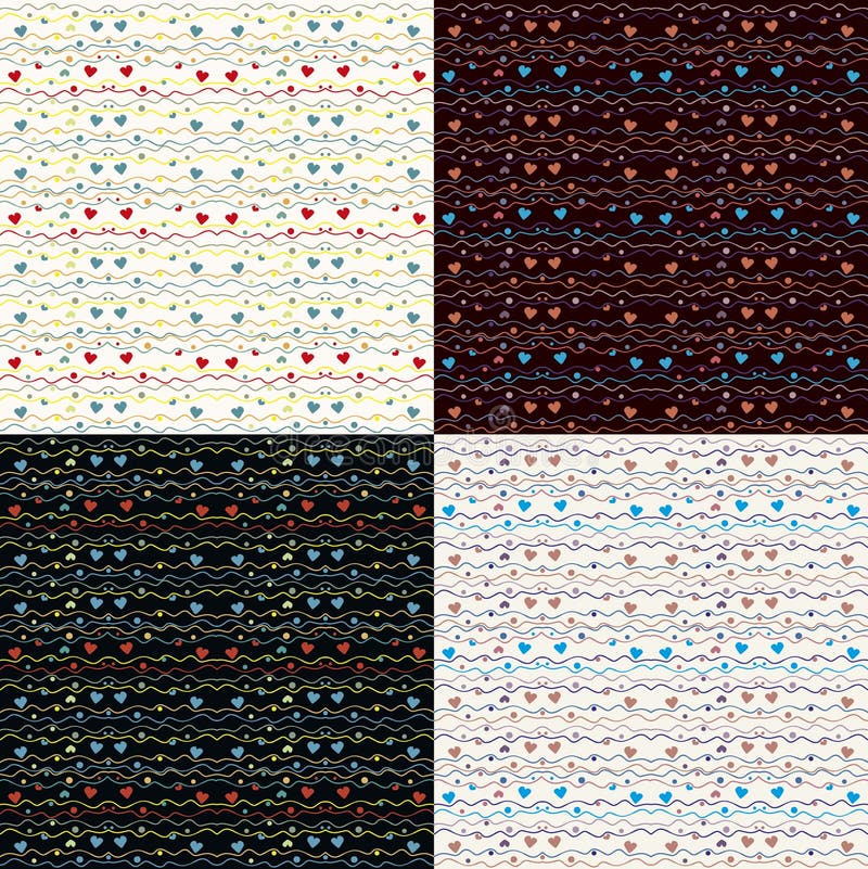 Seamless Patter stock vector. Illustration of knitting - 28554617