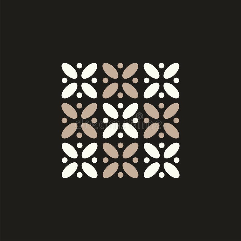 Seamless Patter Square Cross Vector Element Design Template Stock ...