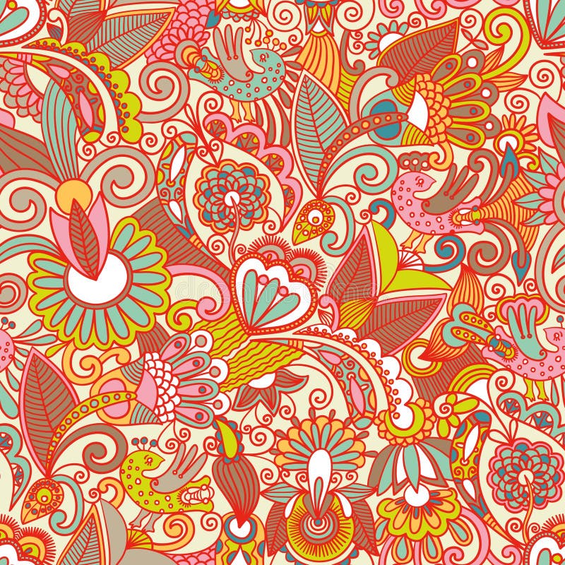 Seamless pattern stock vector. Illustration of natural - 19718324