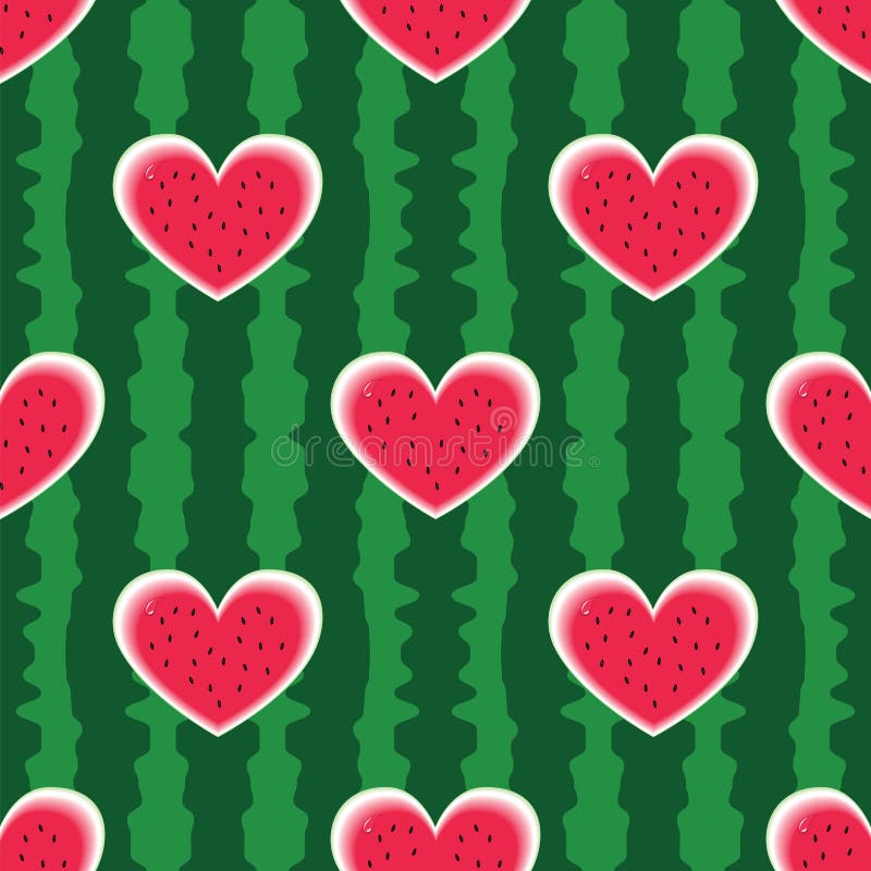 Seamless Pattern of Watermelon Stock Vector - Illustration of wallpaper ... Seamless Pattern of Watermelon Stock Vector - Illustration of wallpaper ...