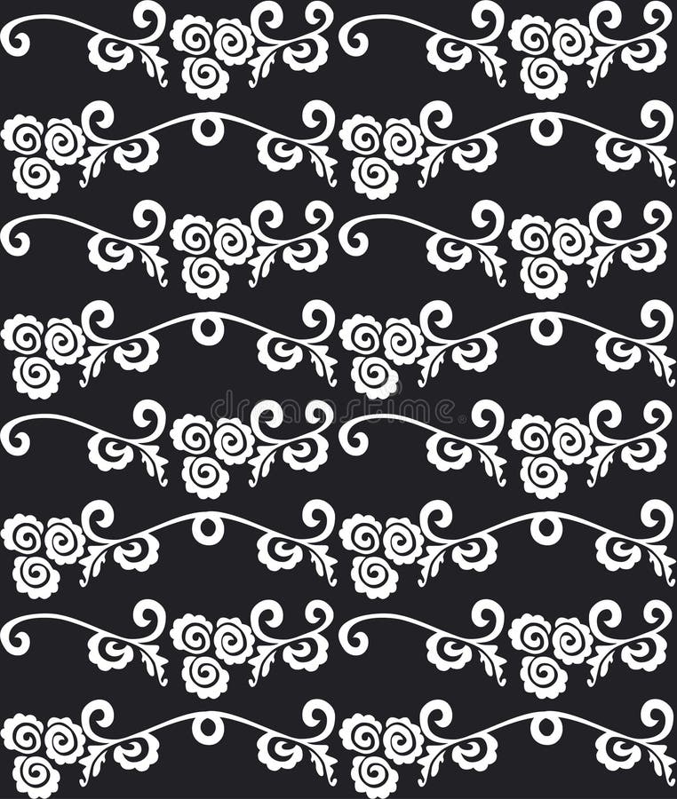 Easy scroll pattern stock vector. Illustration of wallpaper - 8886005