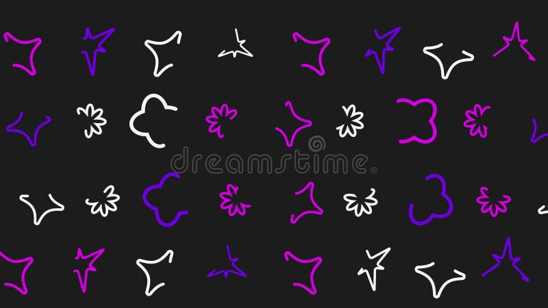 Seamless Pattern Abstract Animated Background Stock Video - Video of ...