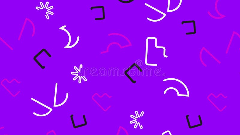 Seamless Pattern Abstract Animated Background Stock Video - Video of ...
