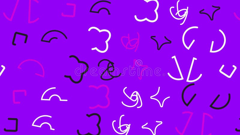 Seamless Pattern Abstract Animated Background Stock Footage - Video of ...