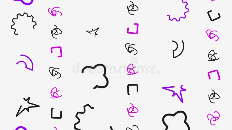 Seamless Pattern Abstract Animated Background Stock Video - Video of ...