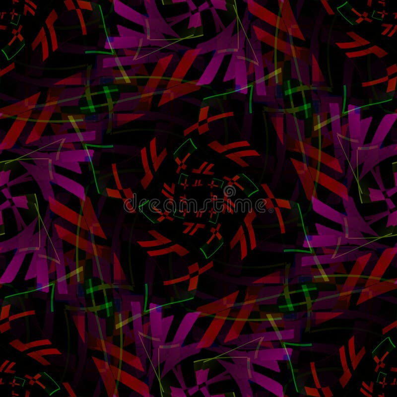 Seamless Pattern, Abstract Background. Complex Overlay. Turned Squares ...