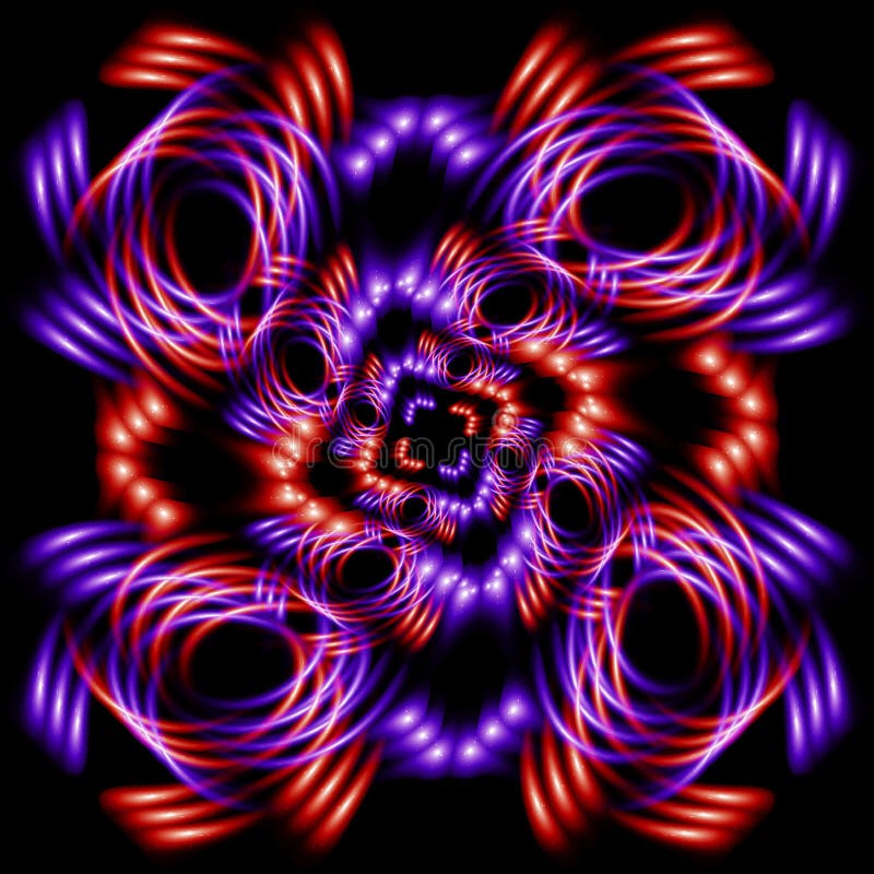 Seamless Pattern, Abstract Background. Complex Symmetrical Pattern ...