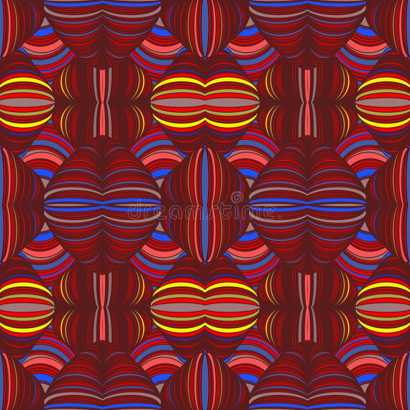 Seamless Pattern Abstract Background with Complicated Ornament of ...