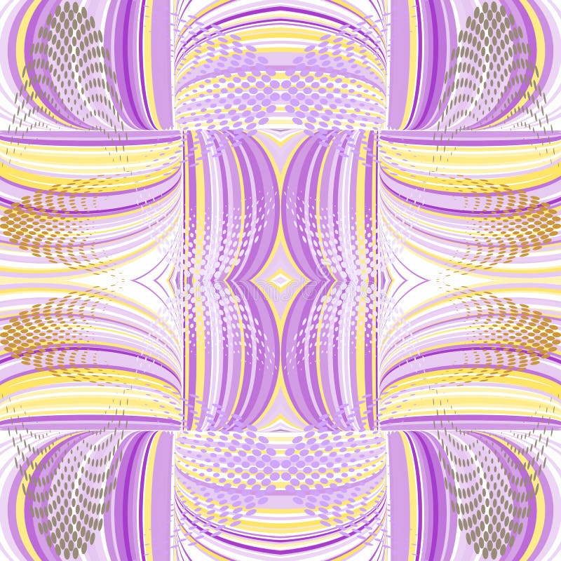 Seamless Pattern Abstract Background with Complicated Ornament of ...