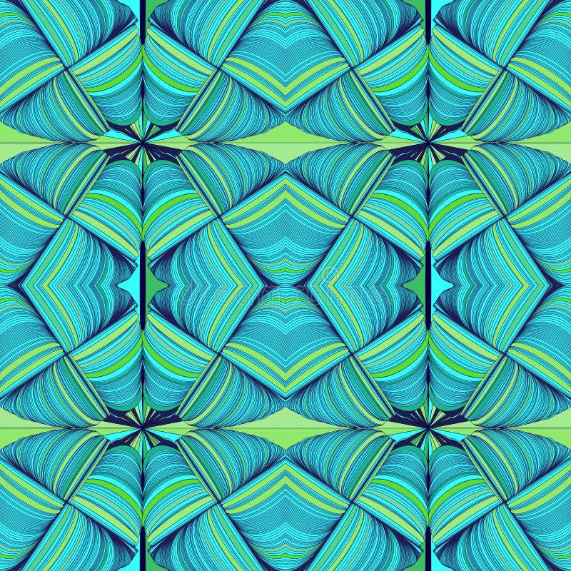 Seamless Pattern Abstract Background with Complicated Ornament of ...