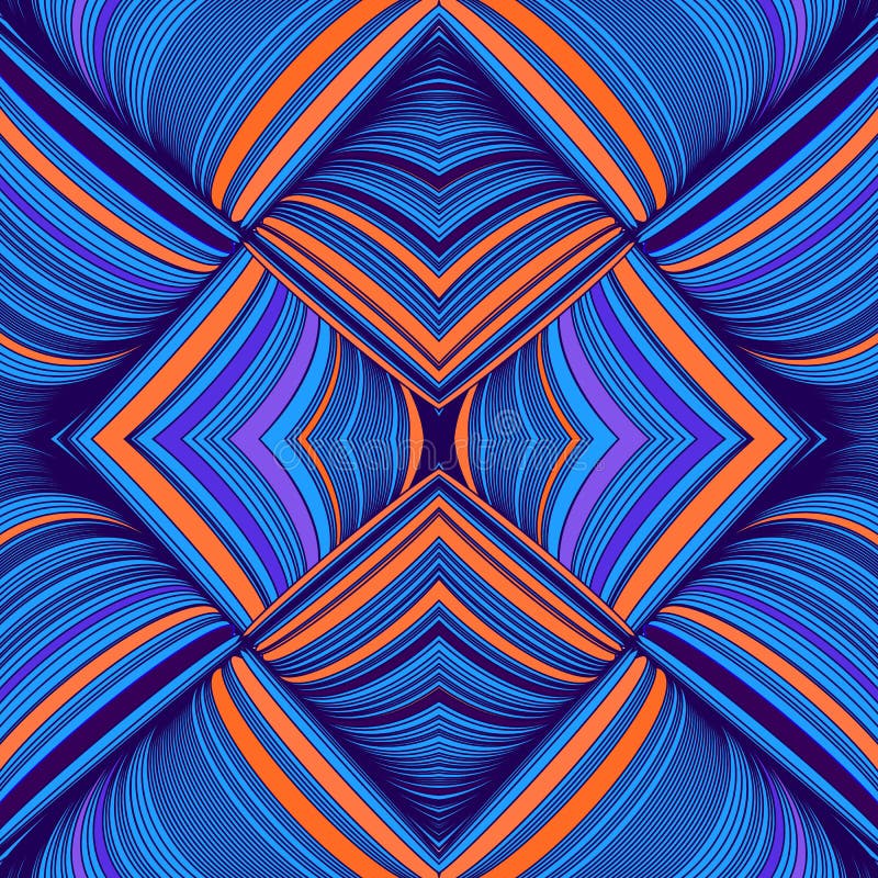 Seamless Pattern Abstract Background with Complicated Ornament of ...