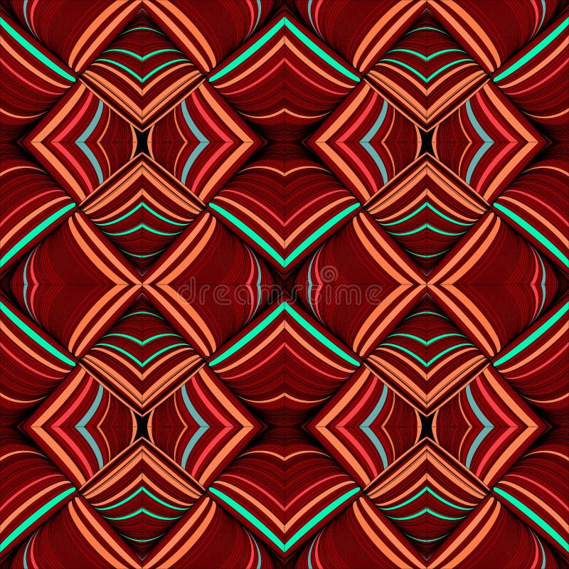 Seamless Pattern Abstract Background with Complicated Ornament of ...