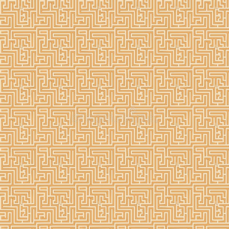 Seamless Pattern. Abstract Background with Maze Stock Vector ...