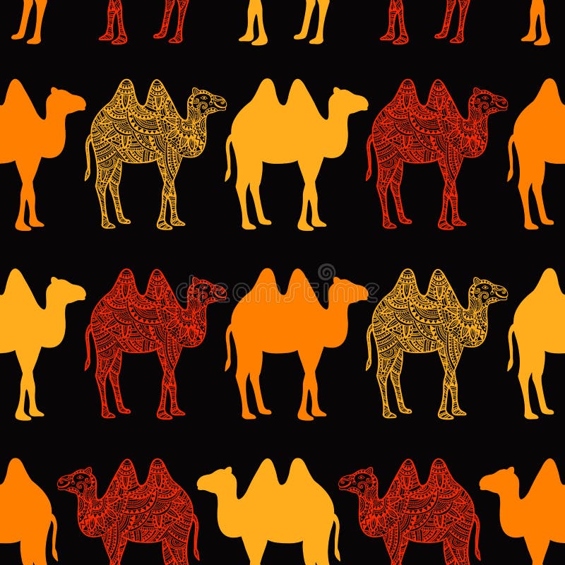 Abstract Camel stock vector. Illustration of sahara, travel - 27593768