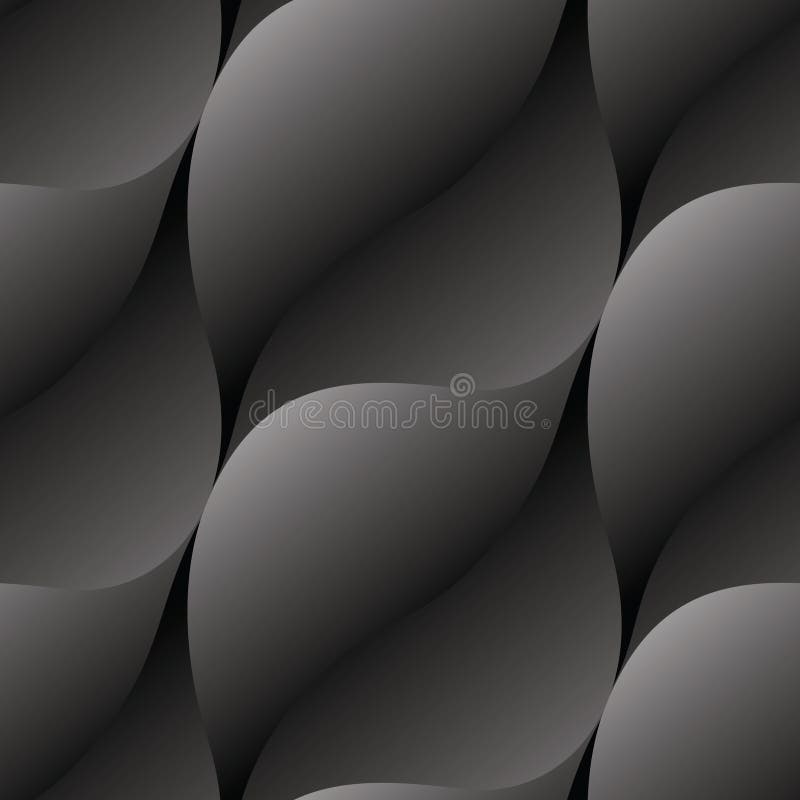 Seamless Pattern, Abstract Classic Background in Black Color. Vector ...