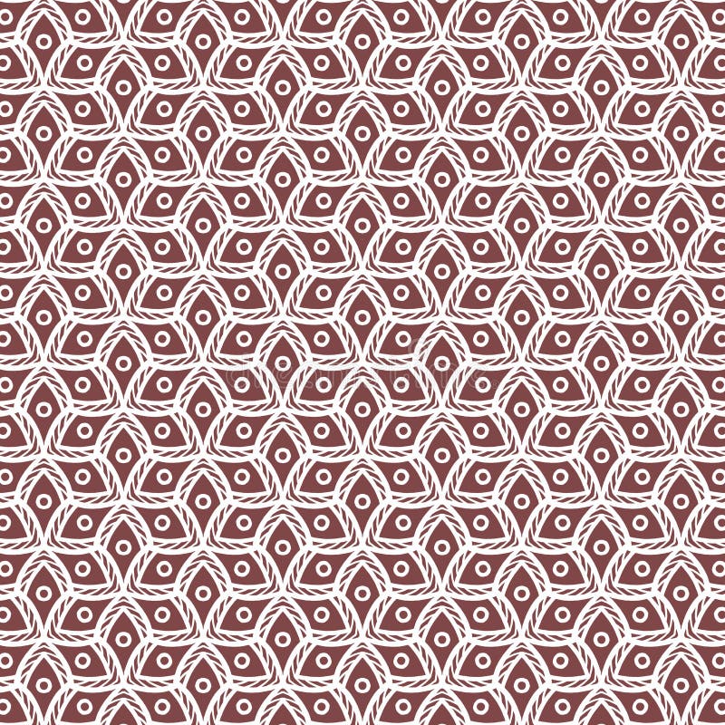 Seamless Pattern of Abstract Cube Shape, with Small Round Shape, White ...