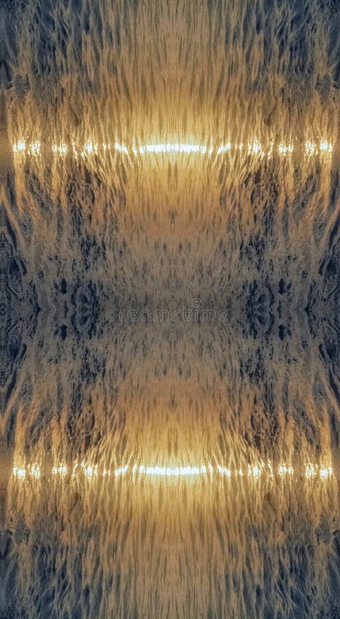 Seamless Pattern with Abstract Design of Stylized Waves and Sun Rays ...