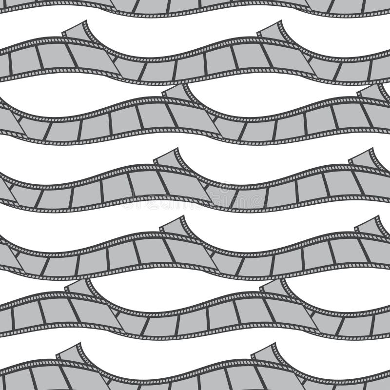 Seamless Pattern of Abstract Film Vector Illustration Ba Stock Vector ...
