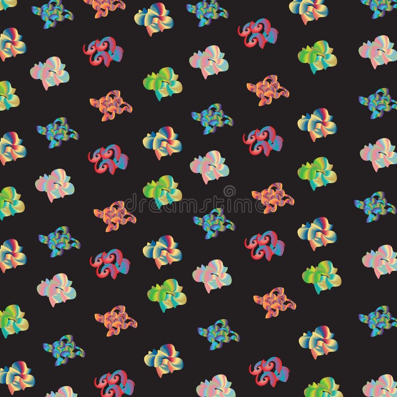 Cg Non-ai Repeating Flower Like Pattern Wallpaper Stock Illustration ...