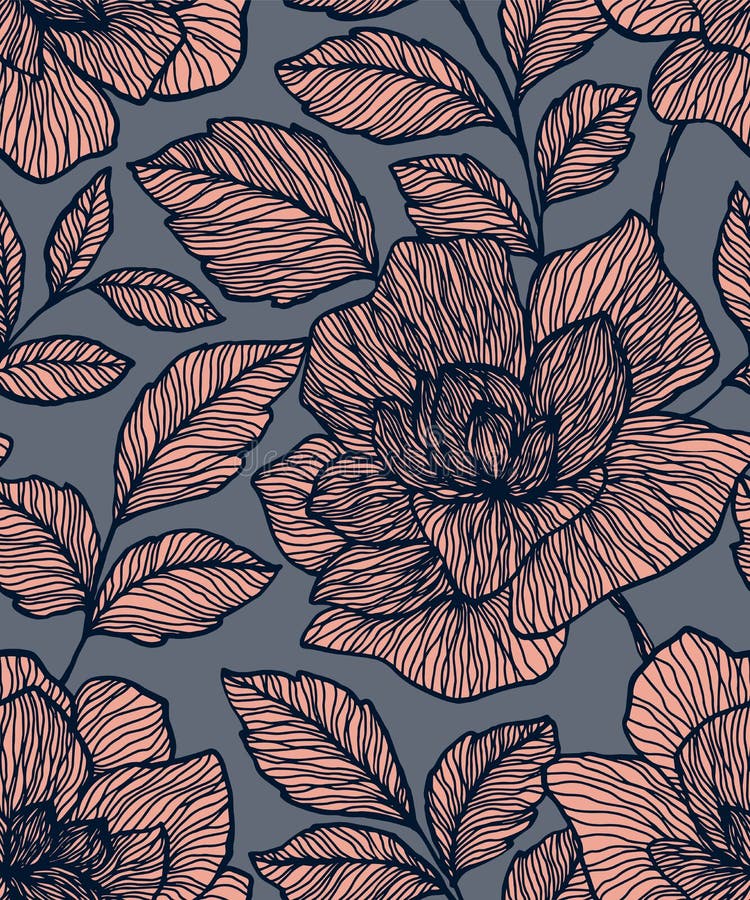 Floral Cover Pattern Stock Illustrations – 328,730 Floral Cover Pattern ...