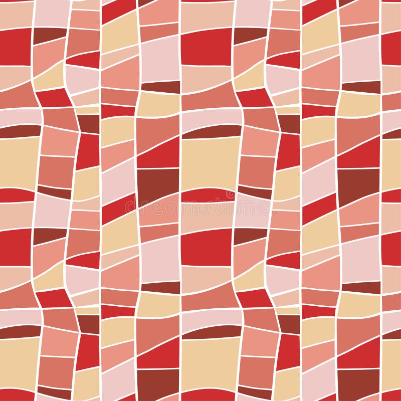 Seamless Pattern with Abstract Forms and Lines. Colorful Vector Design ...