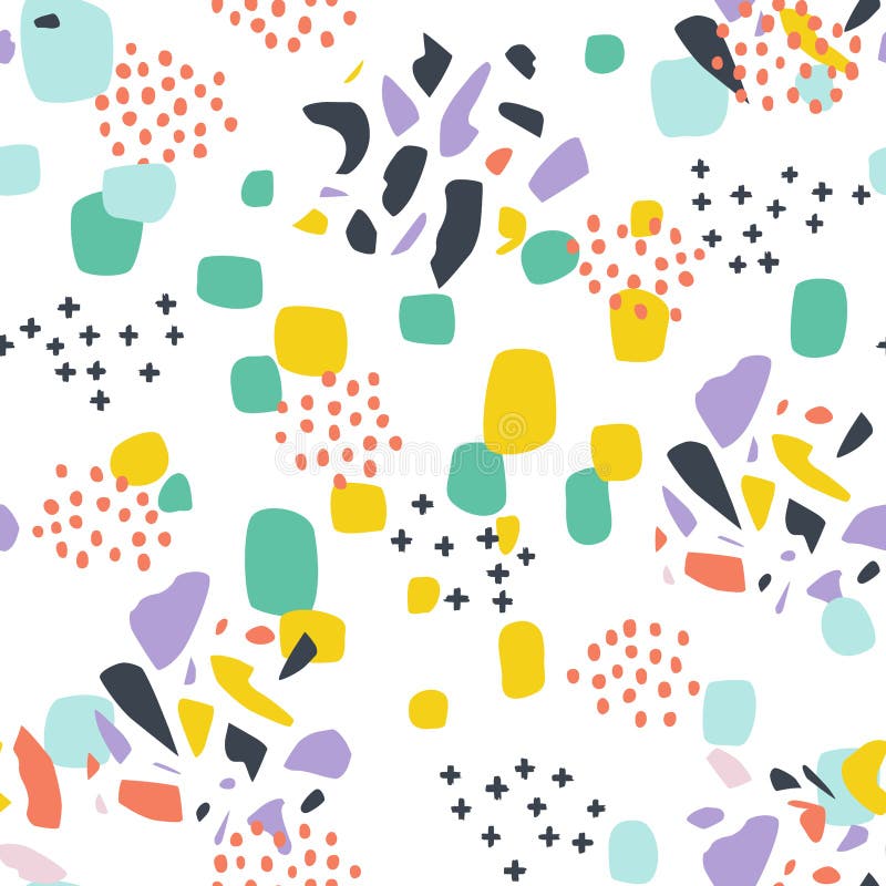 Seamless colorful pattern stock vector. Illustration of lovely - 16720370