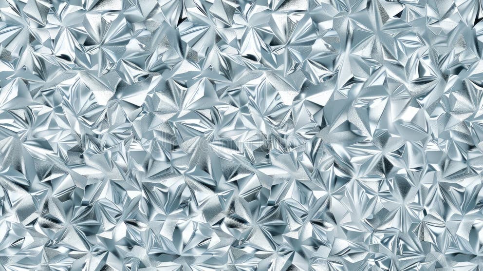 A Seamless Pattern of Abstract, Geometric Shapes Formed by Shiny ...