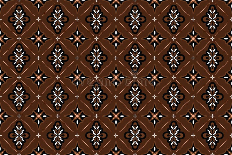 Seamless Pattern with Abstract Geometric Vector,asian Traditional Batik ...