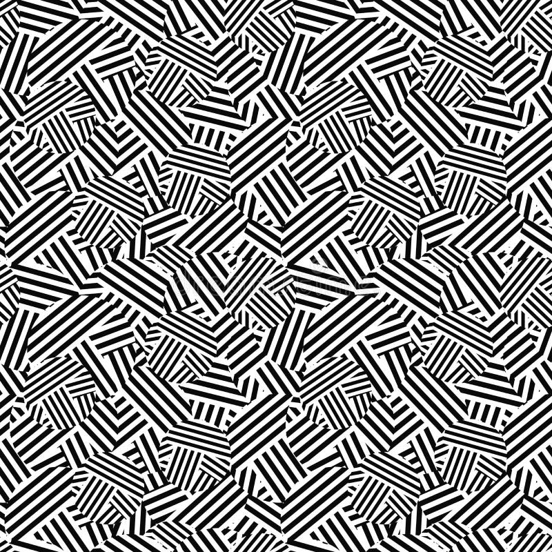 Abstract Messy Linear Dot, Circles, Geometrical Seamless Pattern ...